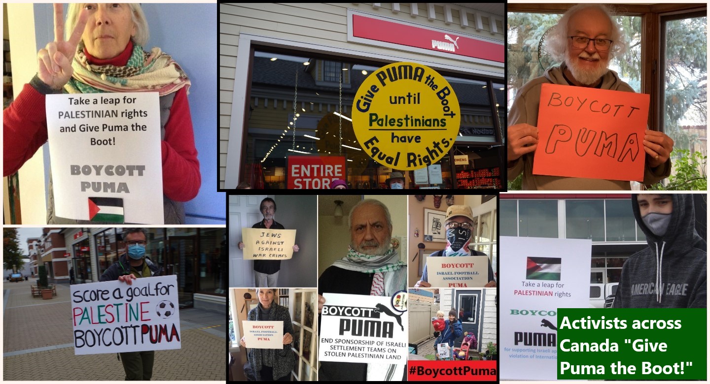 #BoycottPuma takes off in Canada – Canada Palestine Association